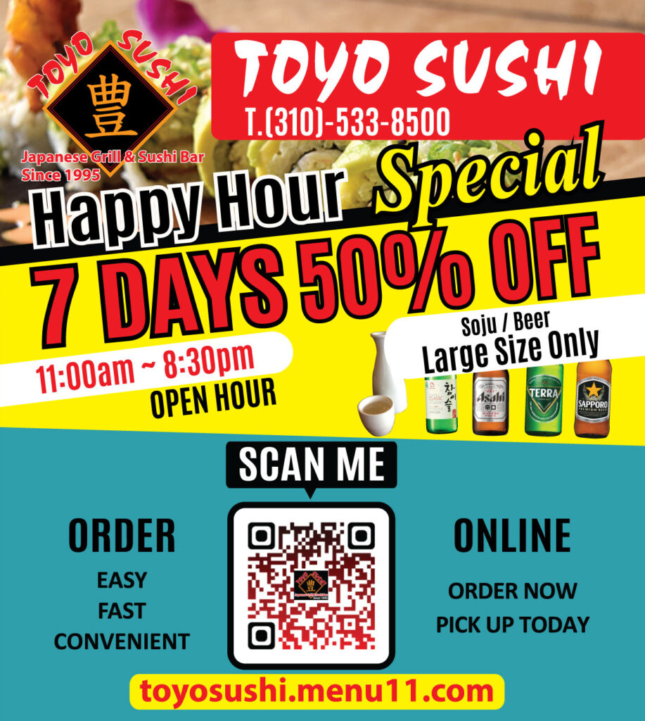 Happy Hour – TOYO SUSHI